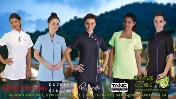 Spa & Salon Uniforms – SkyFlower Clothing – Quality Medical, Corporate ...